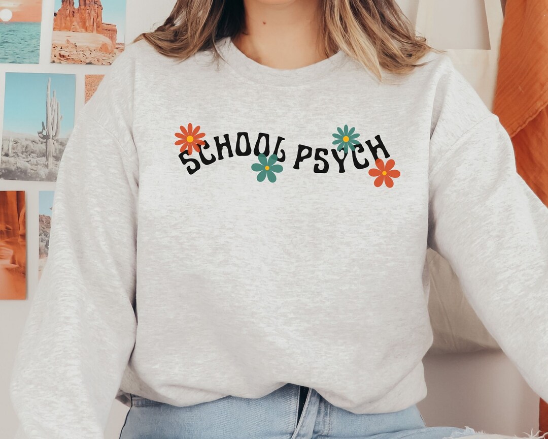 Retro School Psychologist Sweater, School Psych, First Day of School ...