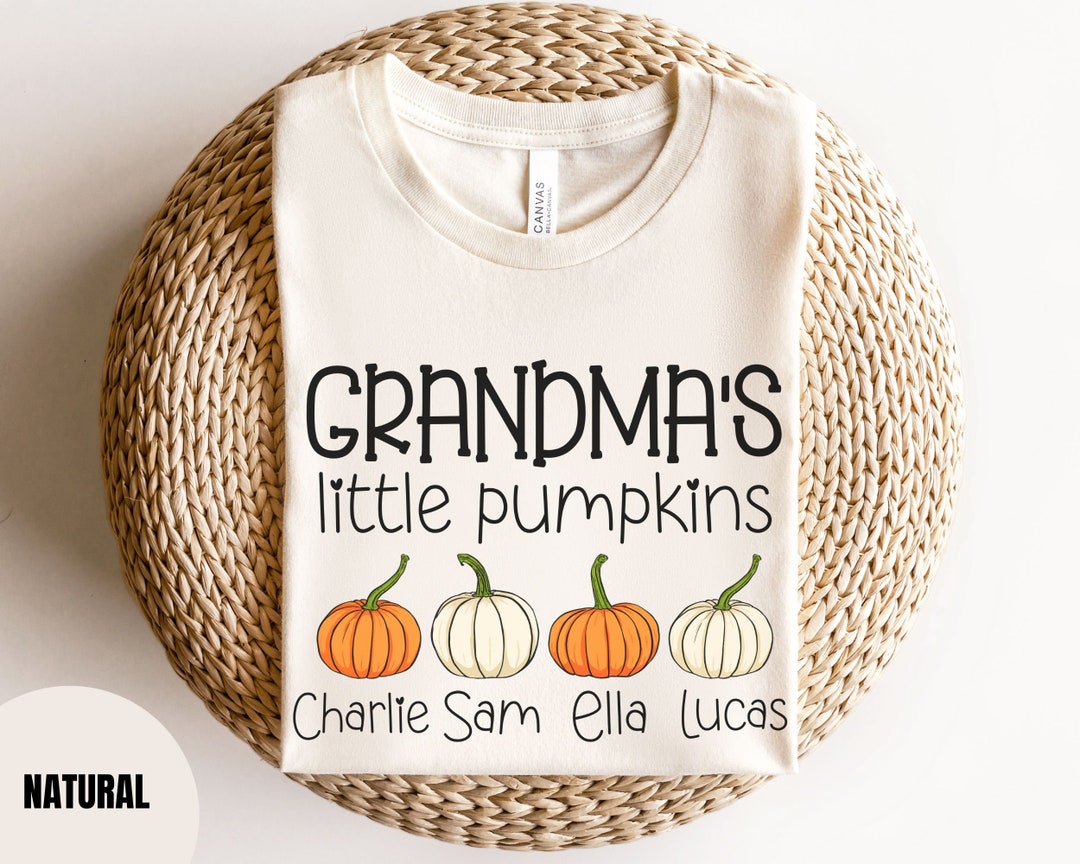 Personalized Grandma Fall Shirt, Grandma Halloween Shirt, Grandma ...