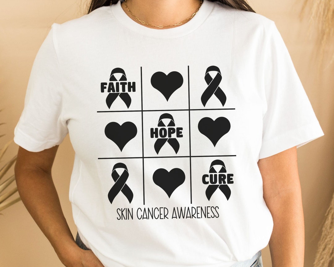 Skin Cancer Shirt, Skin Cancer Support Shirt, Skin Cancer Awareness ...