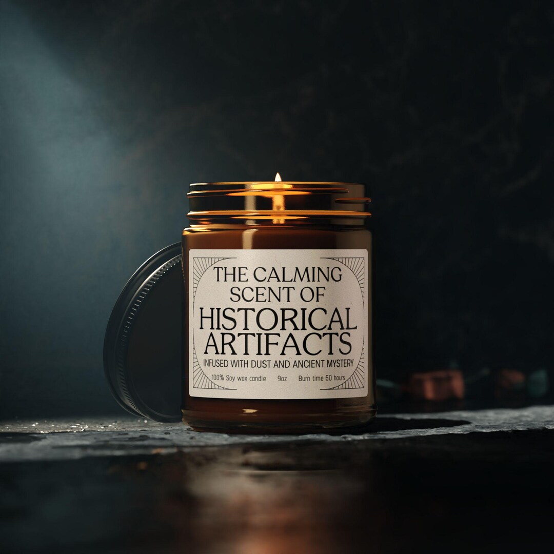 Museum Curator Candle Gift, Archivist Gift, White Elephant Gift for ...