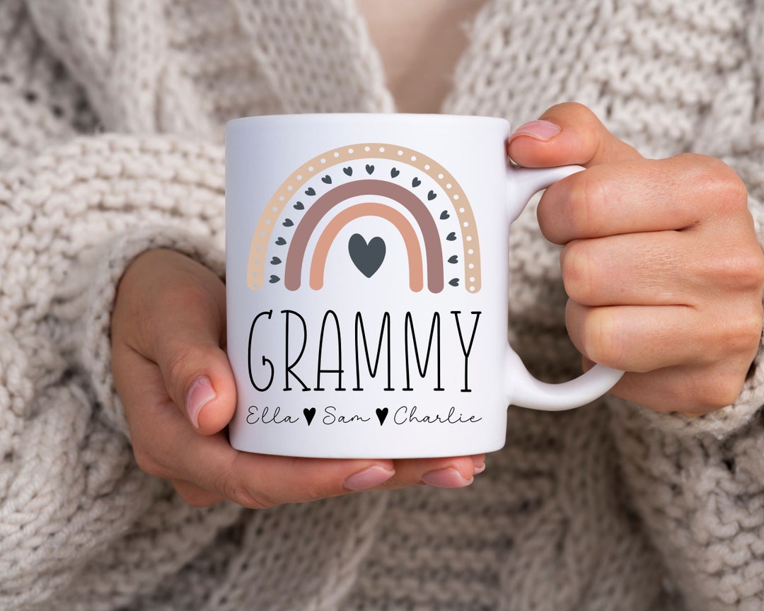 Personalised Grammy Mug, Custom Grammy Gifts, Pregnancy Announcement ...