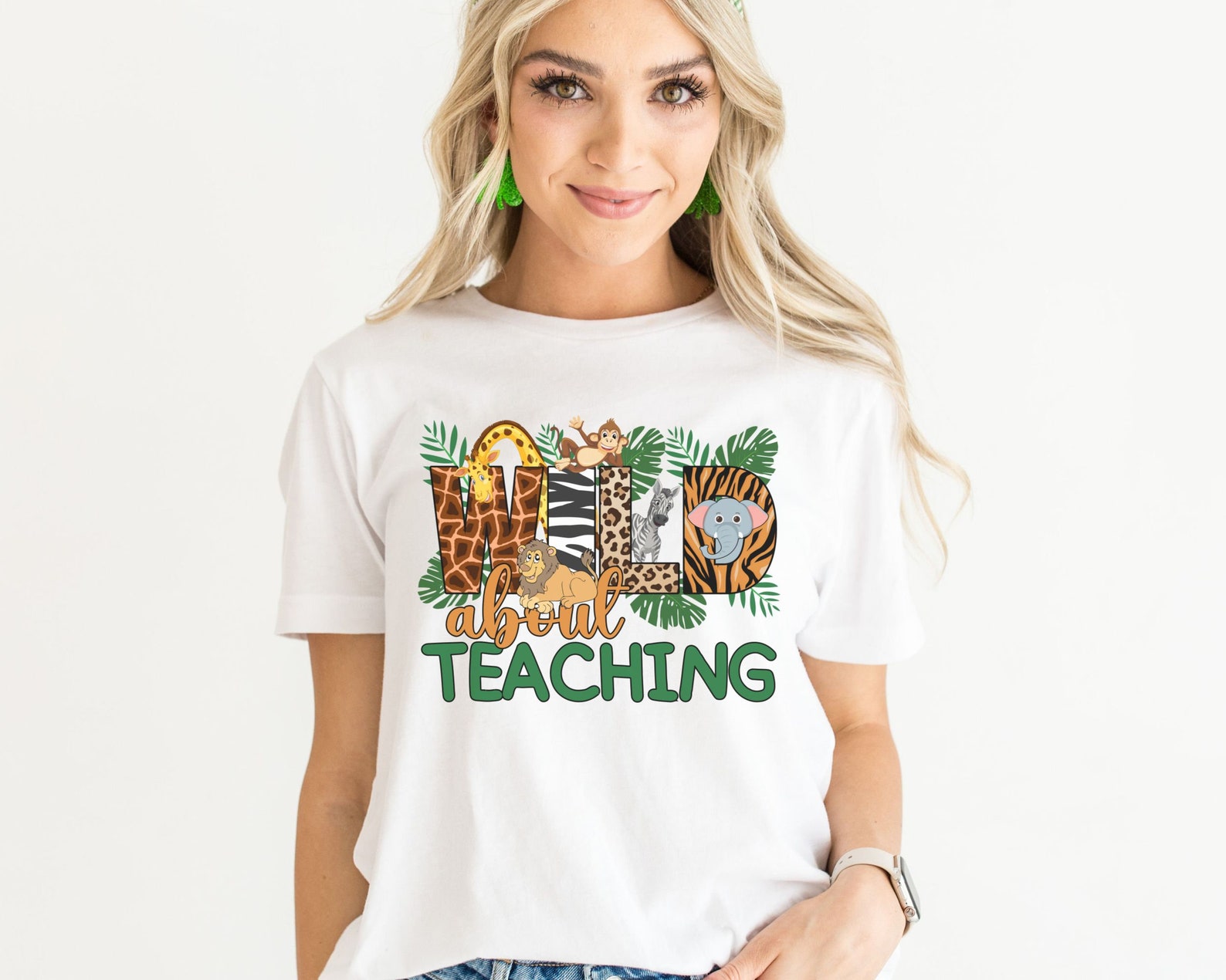 Wild About Teaching Shirt, Teacher Shirts, Teacher Gift, Zoologist Gift ...
