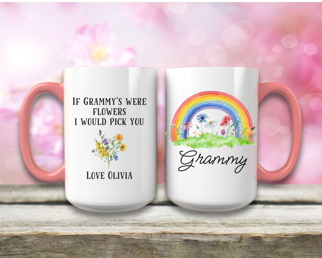 Personalised Grammy Mug With Grandkids Names, Custom Grammy Gifts ...