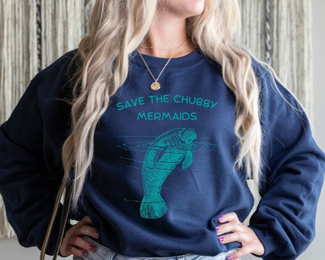 Manatee Sweatshirt Manatee Shirt Manatee Sweater Manatee Gifts Marine ...