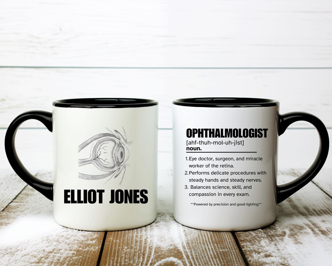 Custom Ophthalmologist Mug, Doctor of Ophthalmology Graduation Gift ...