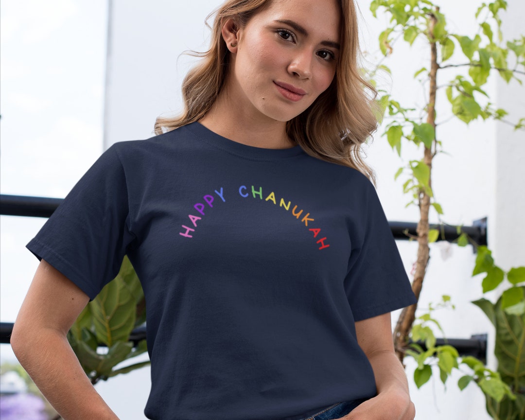 Chanukah Shirt, Hanukkah Shirt, Jewish Gift for Women, Hanukkah Tshirt ...