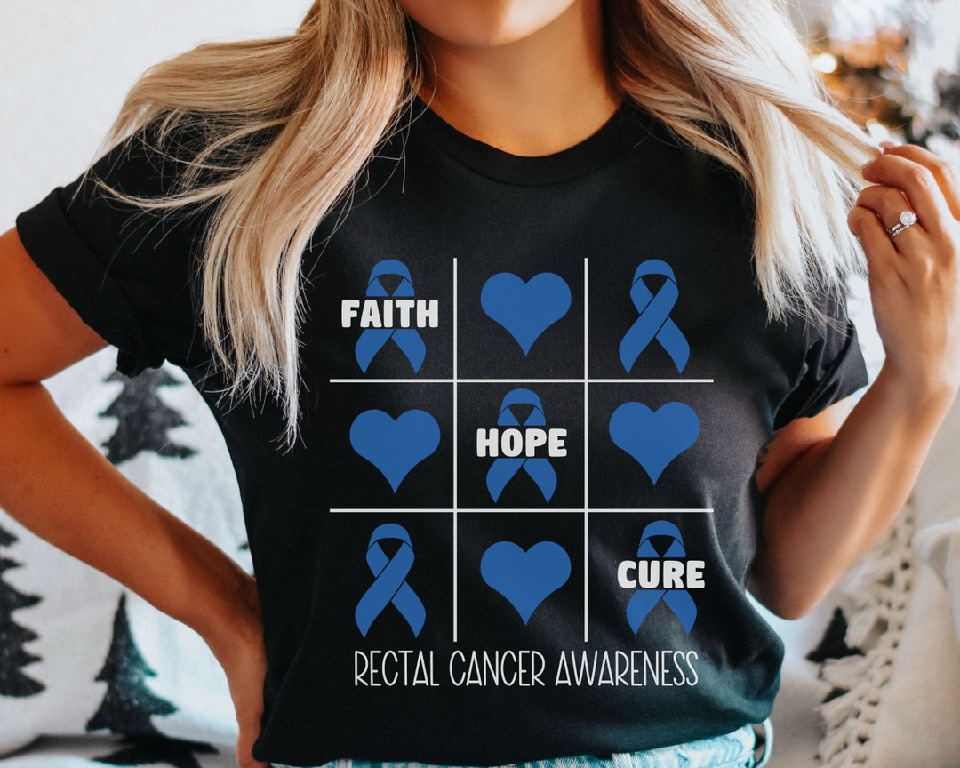 Rectal Cancer Shirt, Rectal Cancer Support Shirt, Rectal Cancer ...