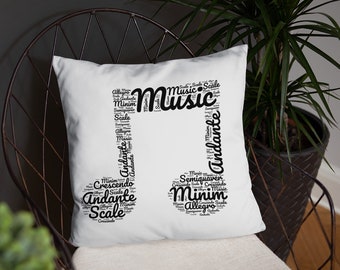 Music Note Cushion - Etsy