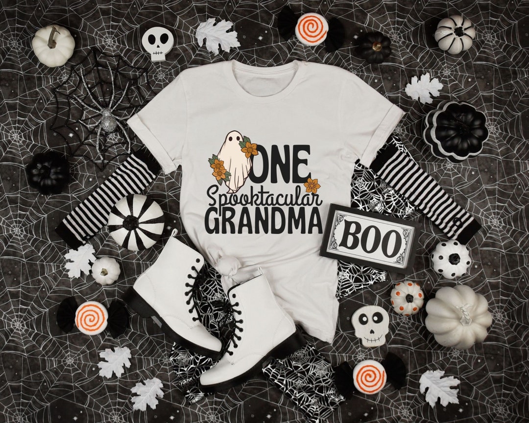 Spooktacular Grandma Halloween Shirt Grandma Ghost Tshirt - Etsy