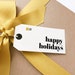 Printable Holiday Corporate Gift Tag Template | Editable Tag With ...