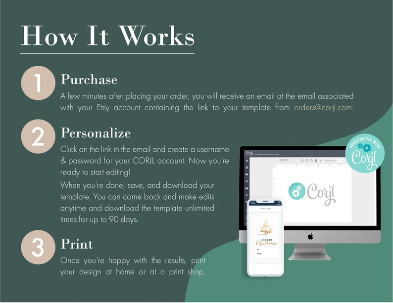 Printable Holiday Corporate Gift Tag Template | Editable Tag With ...