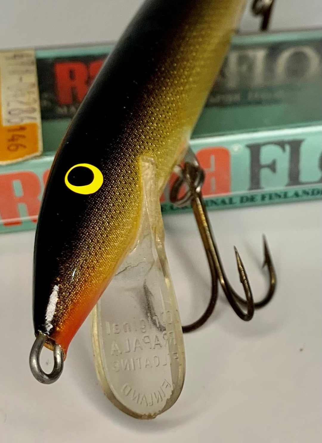 Original 1970 RAPALA FLOATING Fishing Lures ; Lot of 3; Manufactured in ...