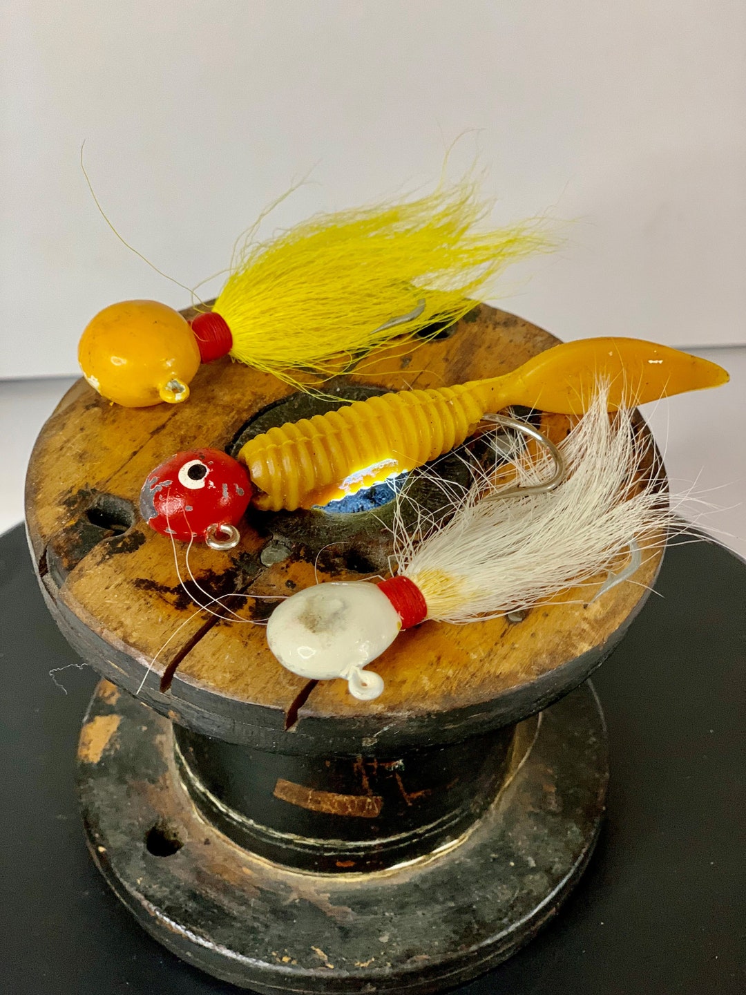 Vintage Tom Mann Fishing Lure Lot: Handmade Lead Jigs, 1950s Angler ...