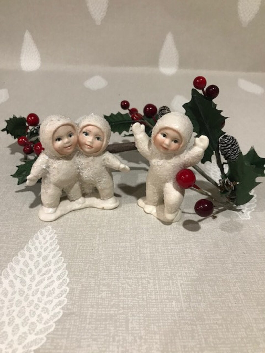 Snow Babies Look-a-like Figurine Lot of 2 Winter Home Decor - Etsy