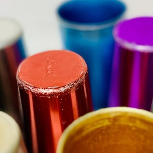 Vintage BASCAL Anodized Aluminum Tumblers Qty of 8 in Multiple Colors ...
