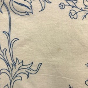 Vintage Embroidered Dutch Scene Wall Hanging; Blue and White Hand Made ...