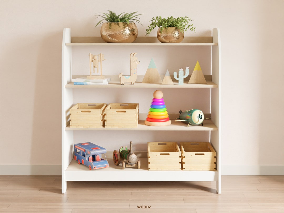 Large Montessori Storage, Toy Shelf, Nursery Furniture - Etsy