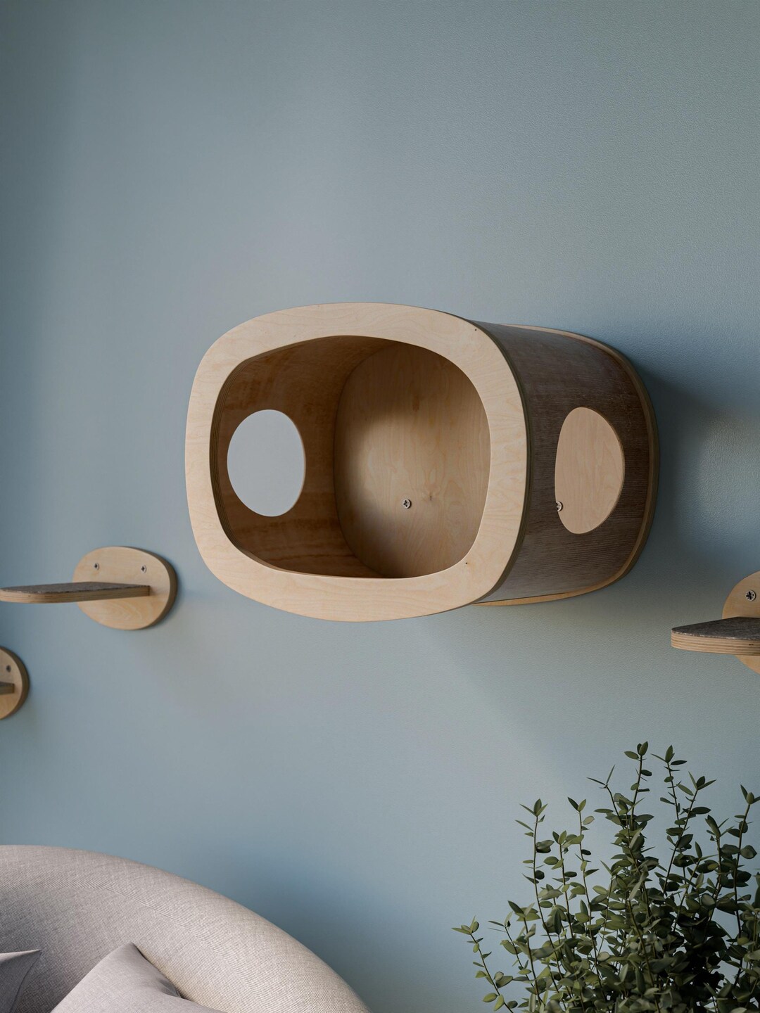 Modern Cat Cave Bed: Modular System Connector, Custom Colors - Etsy