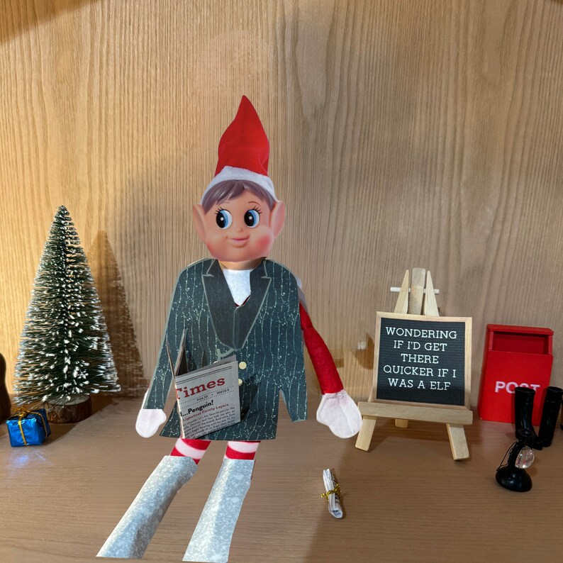 ERAS Elf Printable Scenes the Man Make Magic With Your Elf - Etsy Canada