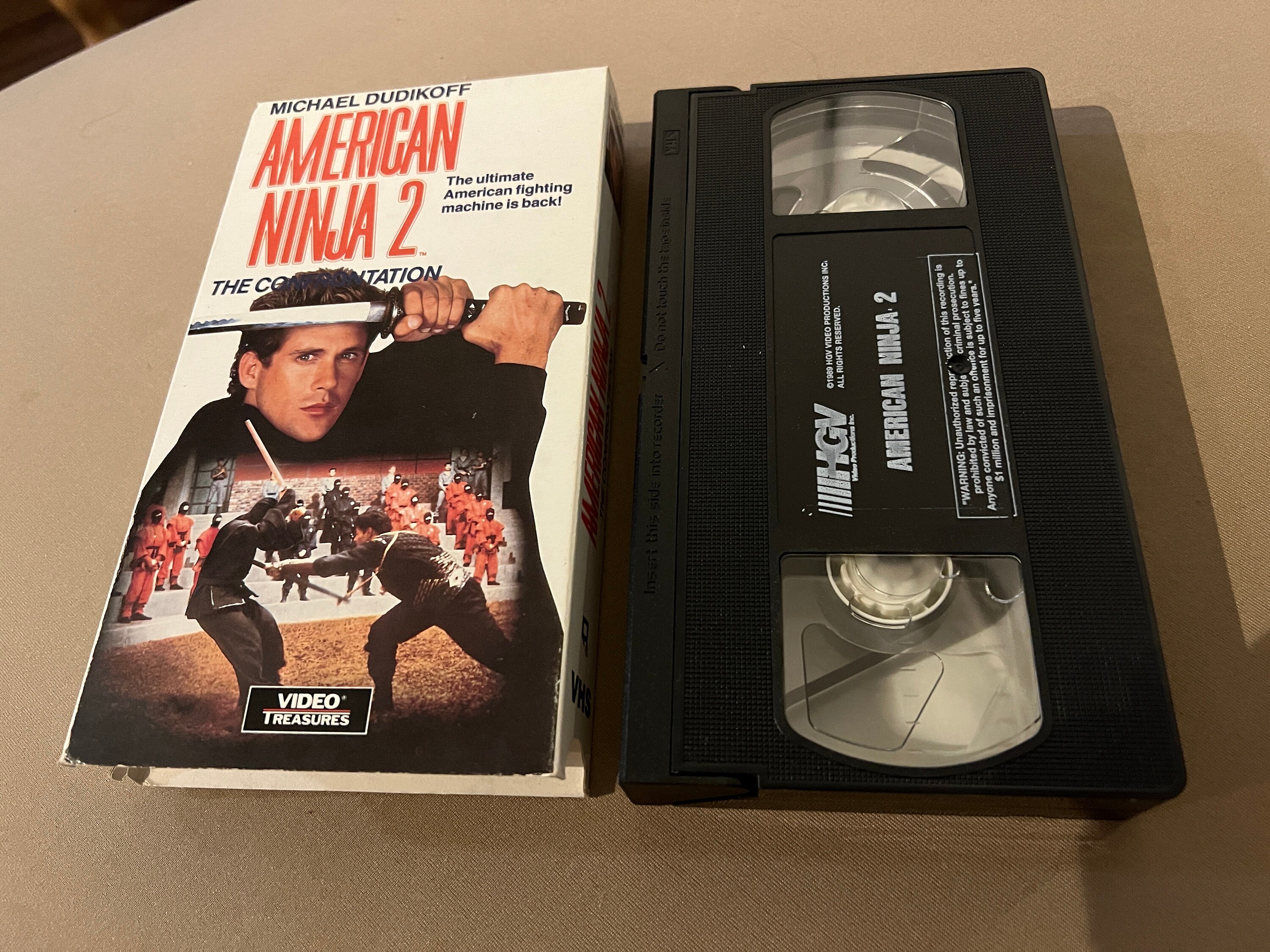 American Ninja 2 VHS Tape - Etsy