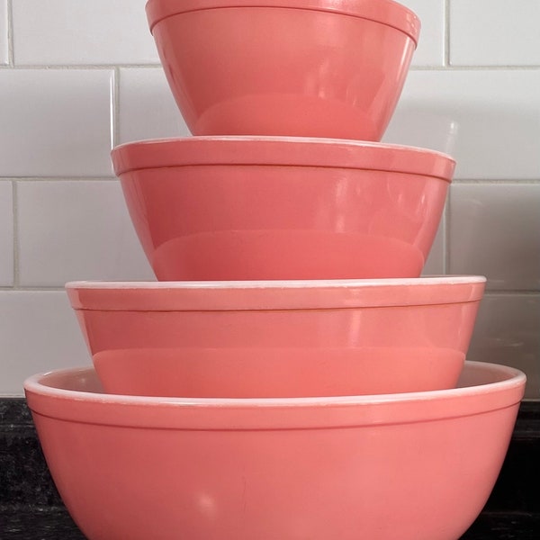 Pink Pyrex Bowls - Etsy
