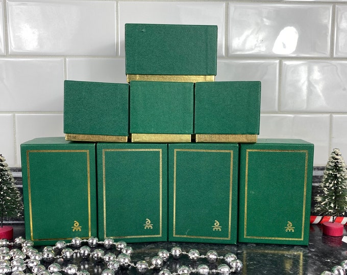 Vintage Danbury Mint Ornaments 20K Gold Accented, 70's Christmas Tree ...