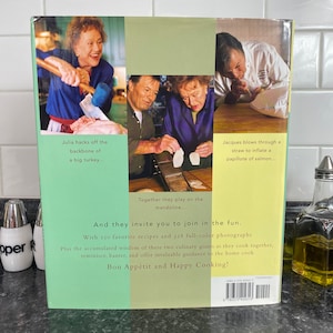 Julia and Jacques Cooking at Home Hardcover Cookbook Julia Child ...
