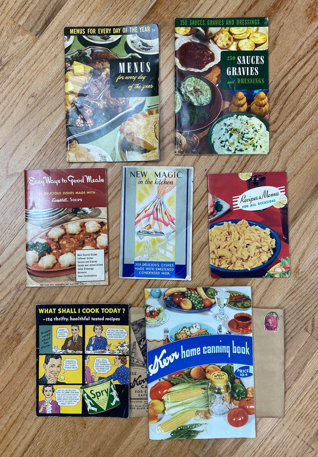 Vintage Cooking Baking Booklet Lot of 8 Pamphlets Advertising Recipe ...