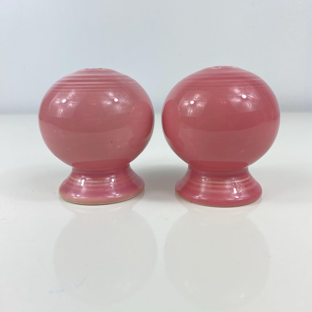 Fiestaware Original Rose Pink Salt and Pepper Set by Homer Laughlin ...