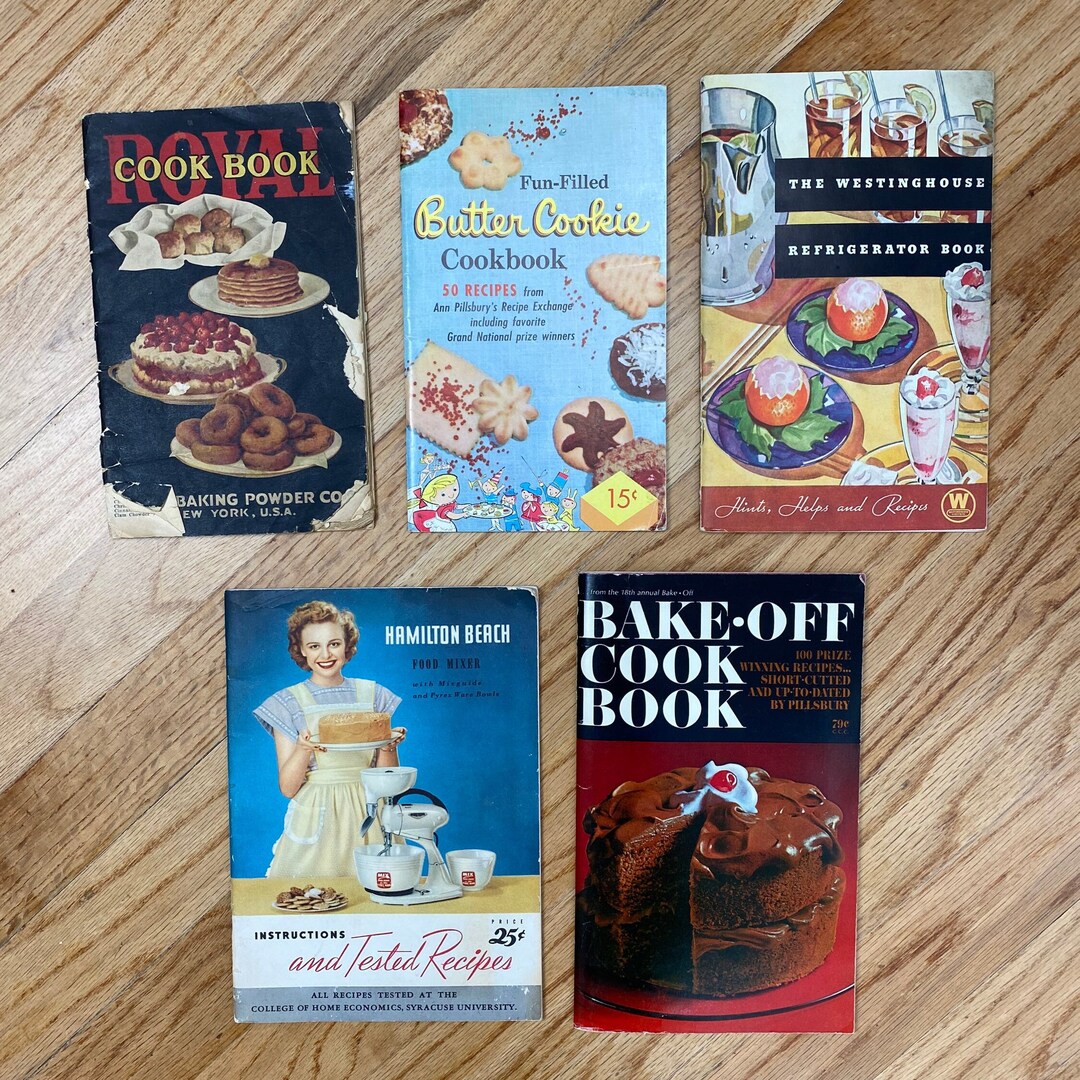 Vintage Cooking Baking Booklet Lot of 5 Pamphlets Advertising Recipe ...