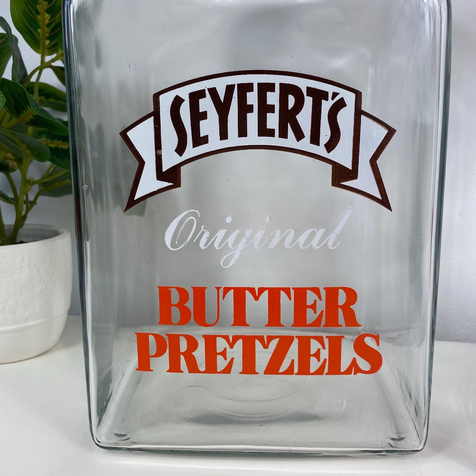 Vintage Seyfert's Pretzel Jar Set: 1930s General Store Display - Etsy