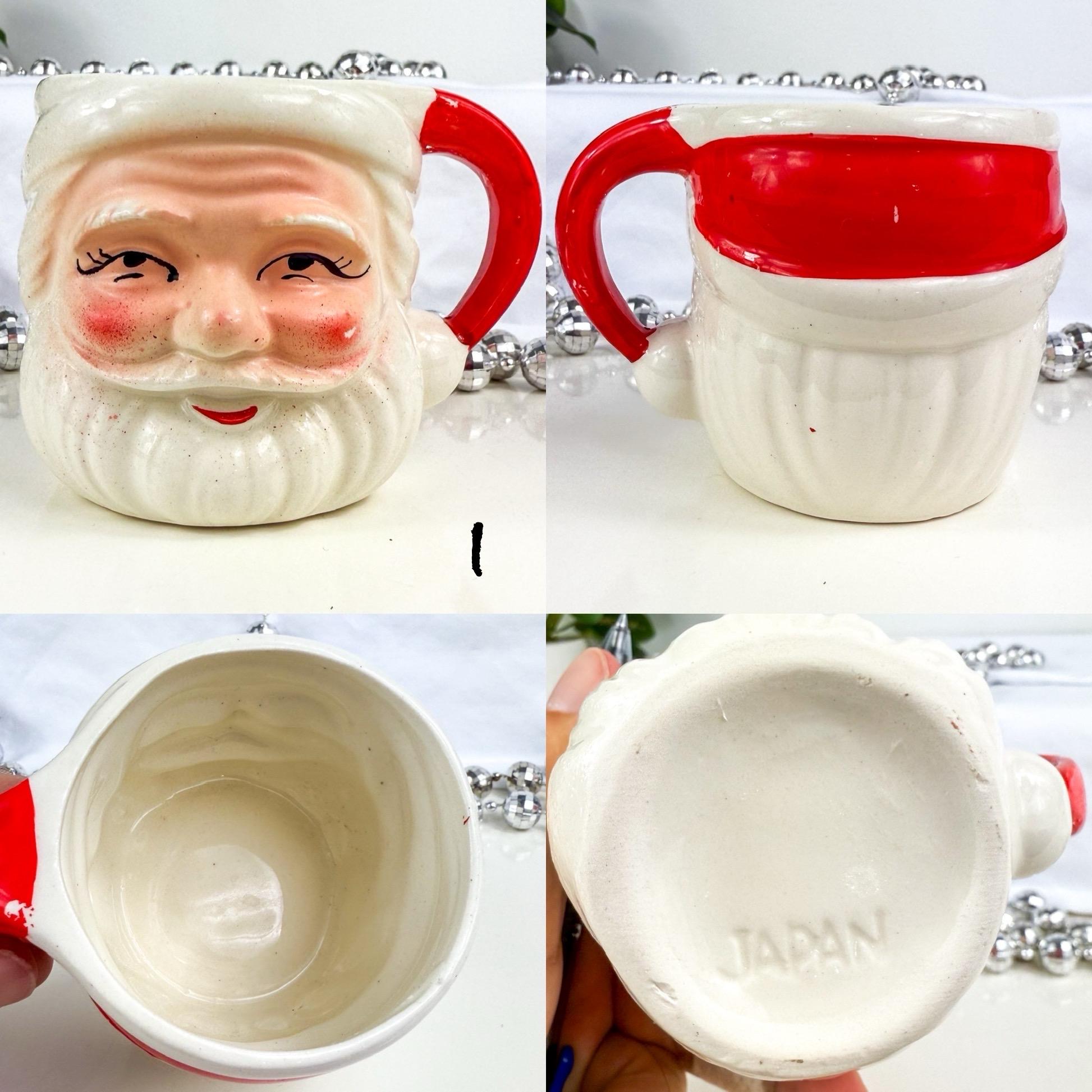 Vintage Hand Painted Santa Claus Mugs, 1960s Japan, Your Choice - Etsy