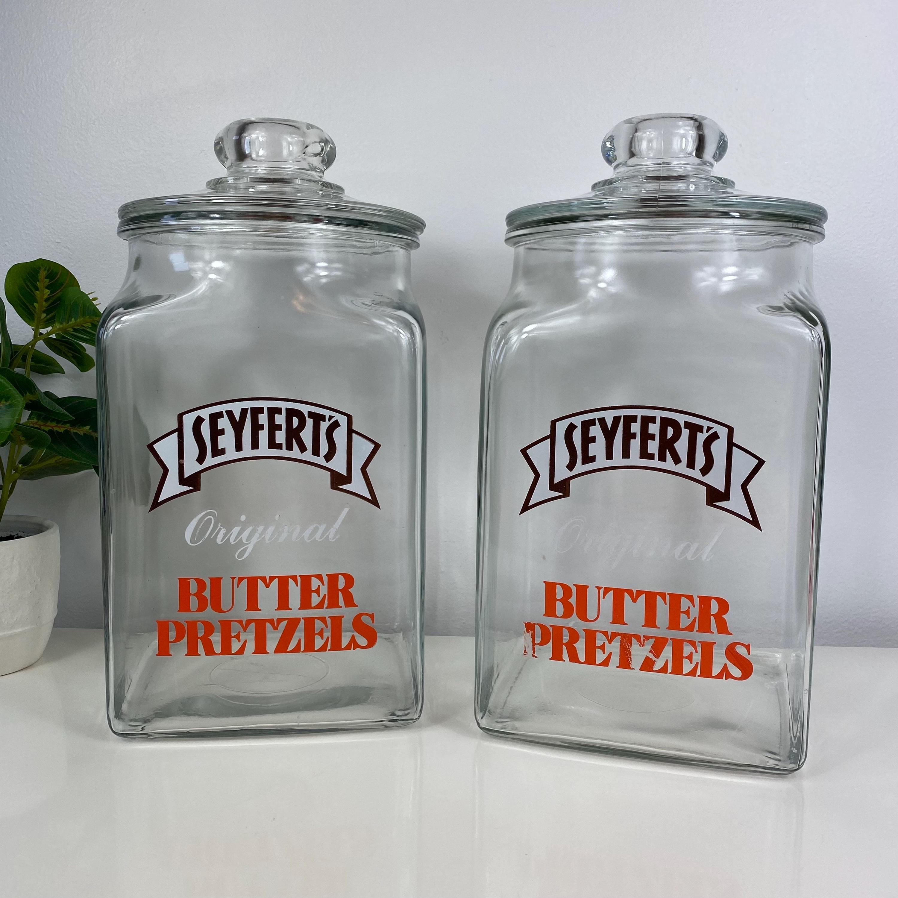 Vintage Seyfert's Pretzel Jar Set: 1930s General Store Display - Etsy