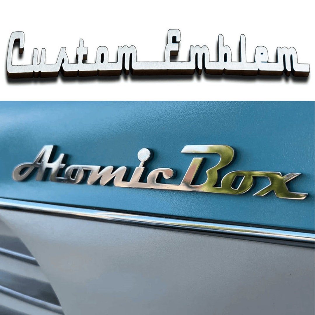 Personalized 3D Car Emblems, Heavy-duty Metal Letters With Strong ...