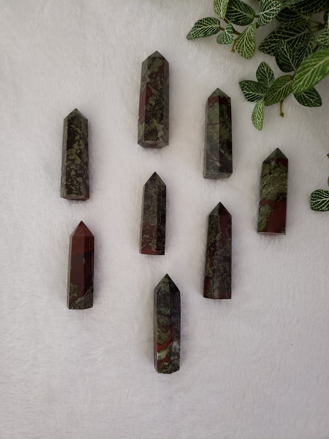 Dragon Blood Tower/ Dragon Blood Jasper - Etsy