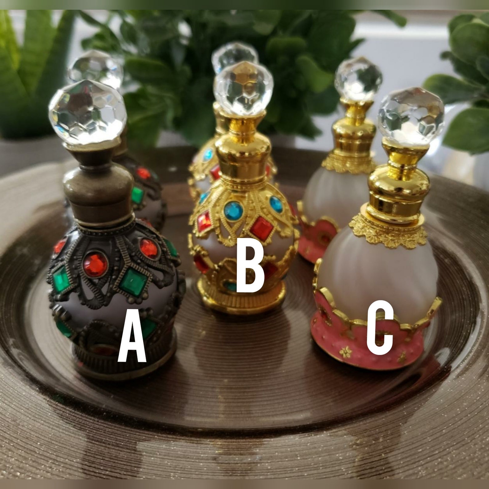 Perfume Bottle/ Oil Bottle/ Fancy Glass Bottle - Etsy