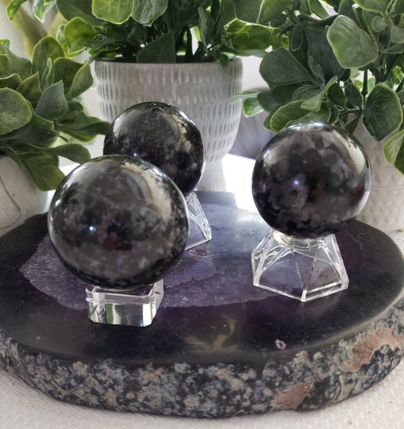 Mystical Merlinite Sphere/ Mystic Merlinite Sphere - Etsy