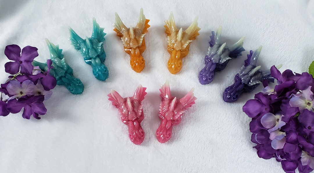 Luminous Stone Carved Dragon Head/ Dragon Head Crystal - Etsy
