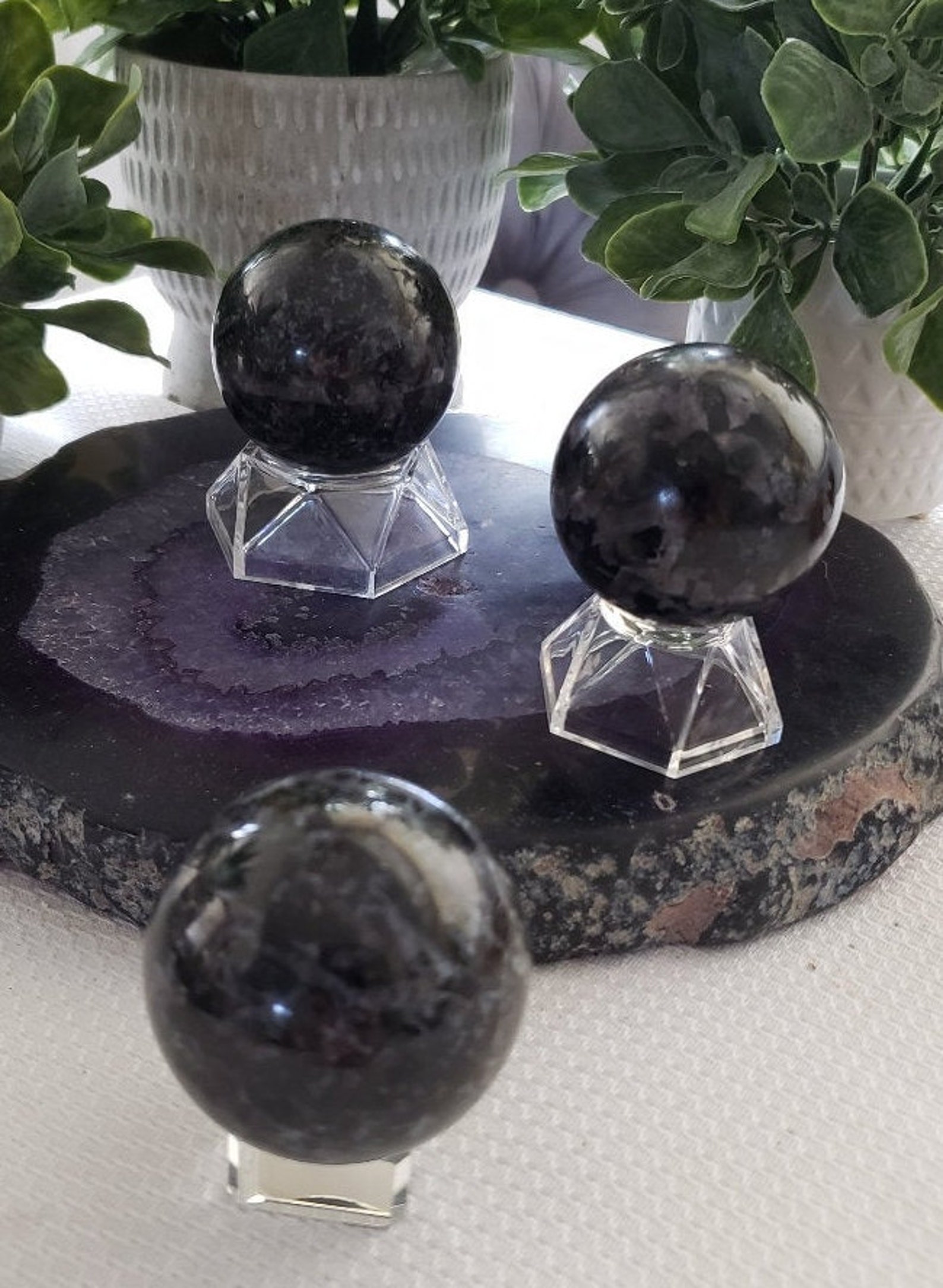 Mystical Merlinite Sphere/ Mystic Merlinite Sphere - Etsy