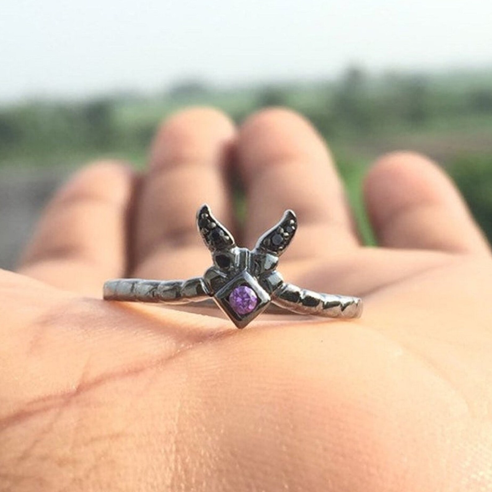 Enchanted Disney Ring Maleficent Ring Enchanted Disney Fine | Etsy