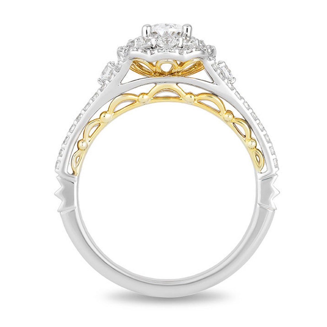 Enchanted Disney Ring, Disney Belle Ring, 1 Ct Oval Simulated Diamond ...