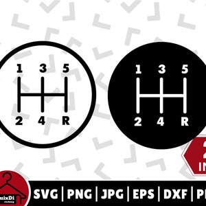 Gear Shifter SVG Files, Car / Automotive Clip-art, Stick Shift Bat ...