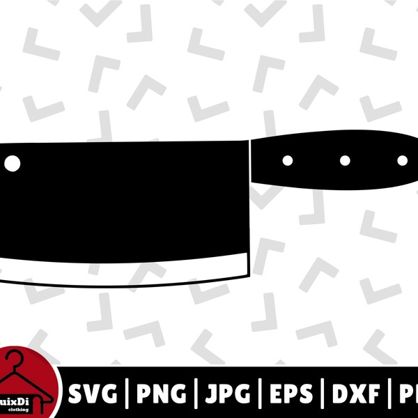 Butcher Knife Silhouette Svg - Etsy