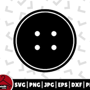 Sewing Button Svg, Seamstress Craft Button Png Silhouette Cricut ...