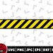 Caution Tape Svg, Blank Yellow Caution Sign Clip Art, Warning Svg ...