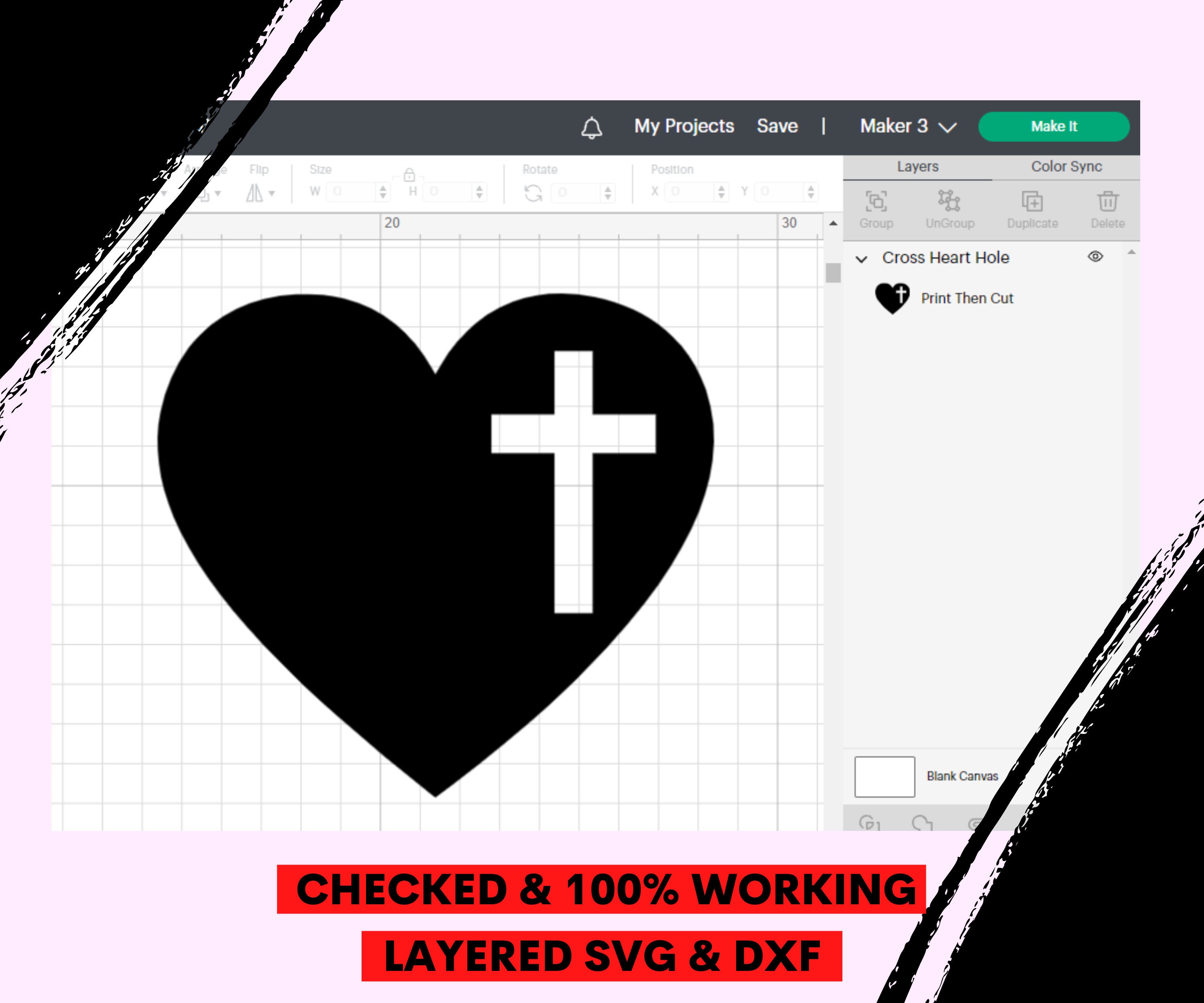 Heart and Cross SVG PNG Christian Cross Cut File Cnc File - Etsy Australia