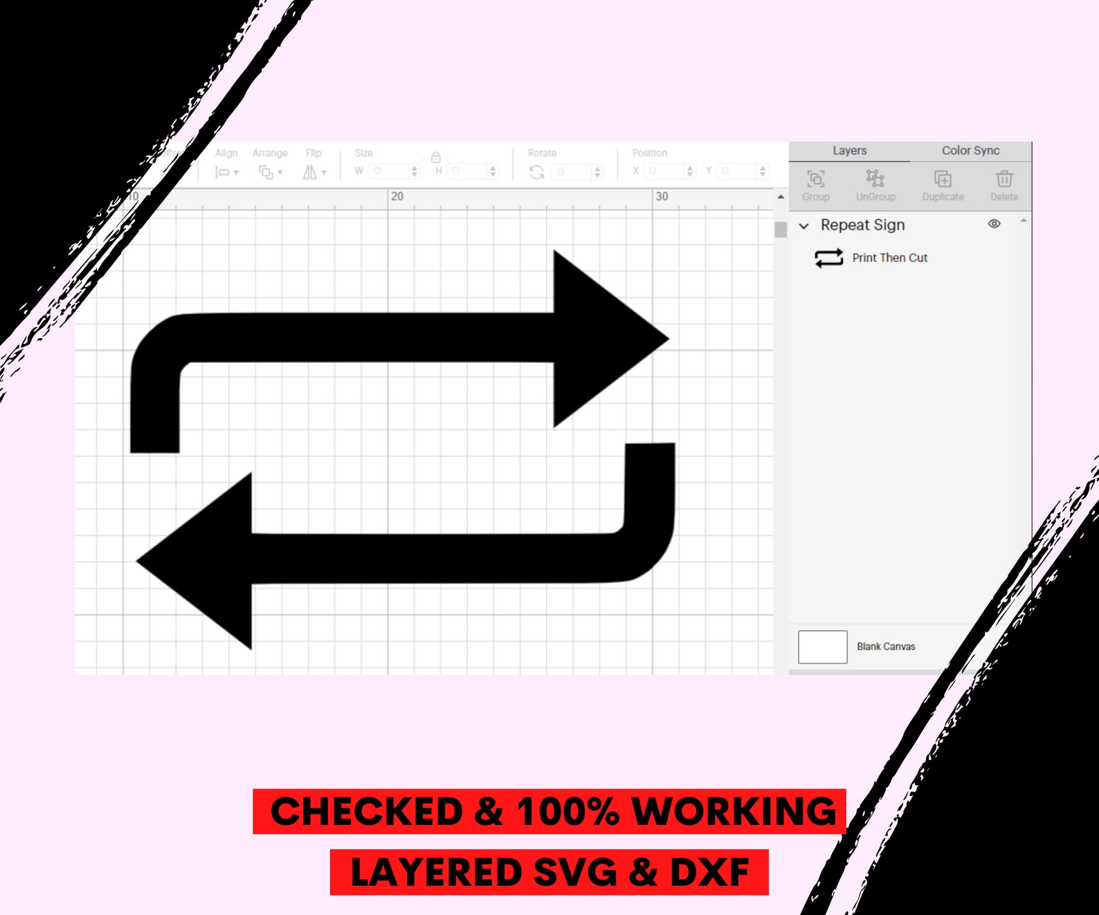 Repeat Symbol SVG Repeat Arrows Clipart Music Player Buttons - Etsy Canada