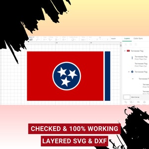 Tennessee State Flag SVG, TN State Banner Flag Clip Art, Transparent ...
