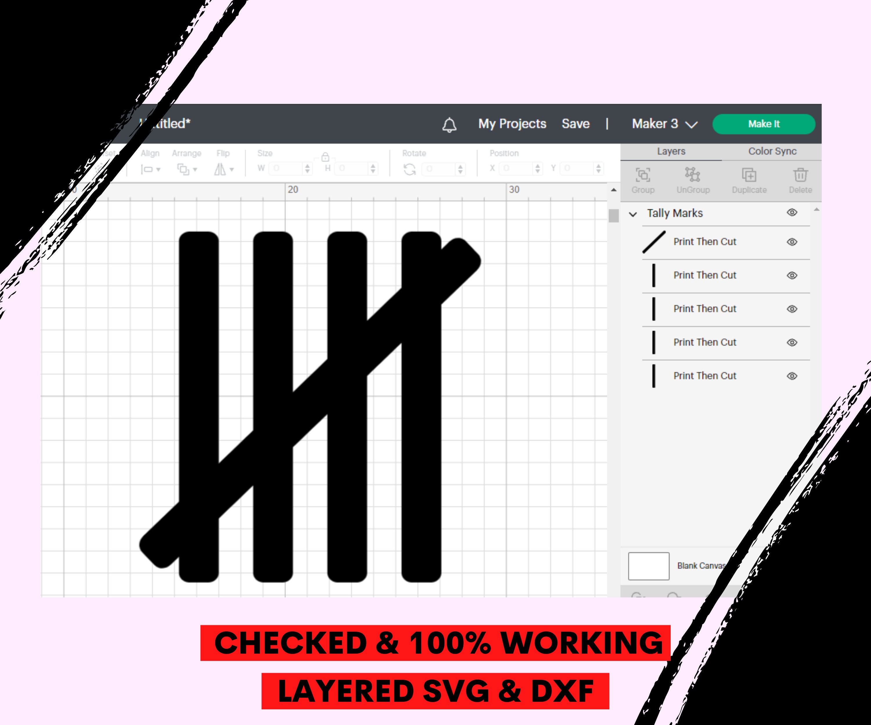 Tally Marks Vector Cutfile Counting System Svg Cnc File - Etsy Canada