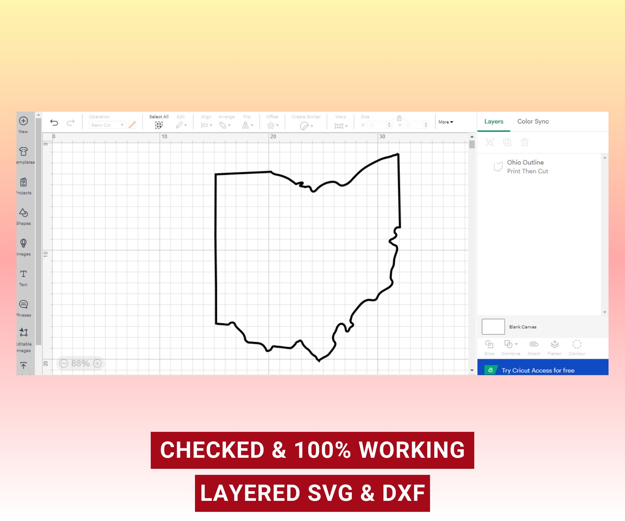 Ohio SVG, Ohio State Map Outline Vector File, States of America ...